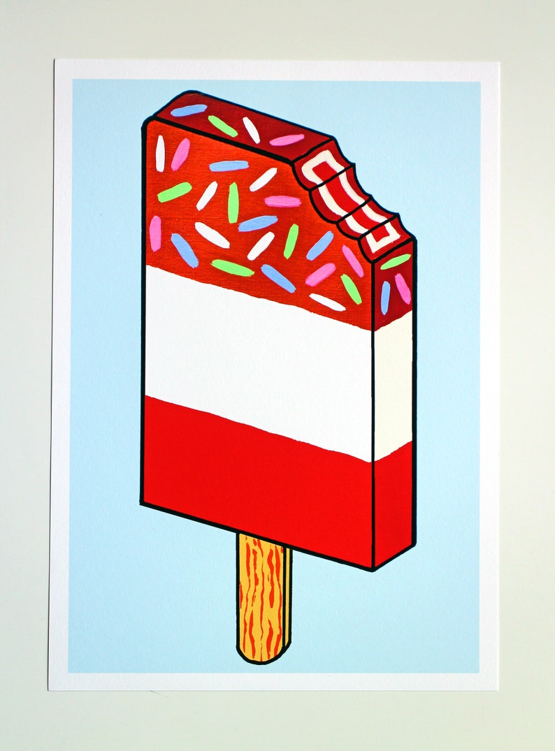 Fab Lolly Pop Art Print / A3 A4 A5 Sizes Available / FREE | Etsy Hong Kong