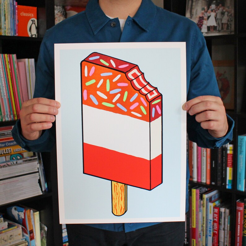 Fab Lolly Pop Art Print / A3 A4 A5 Sizes Available / FREE | Etsy Hong Kong
