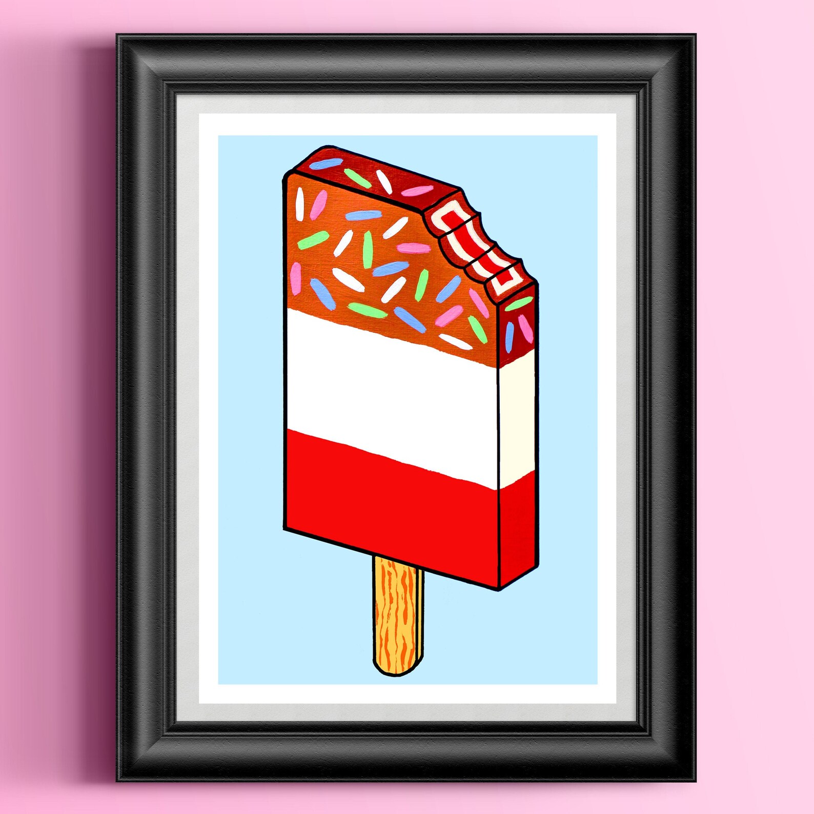 Fab Lolly Pop Art Print / A3 A4 A5 Sizes Available / FREE - Etsy Hong Kong