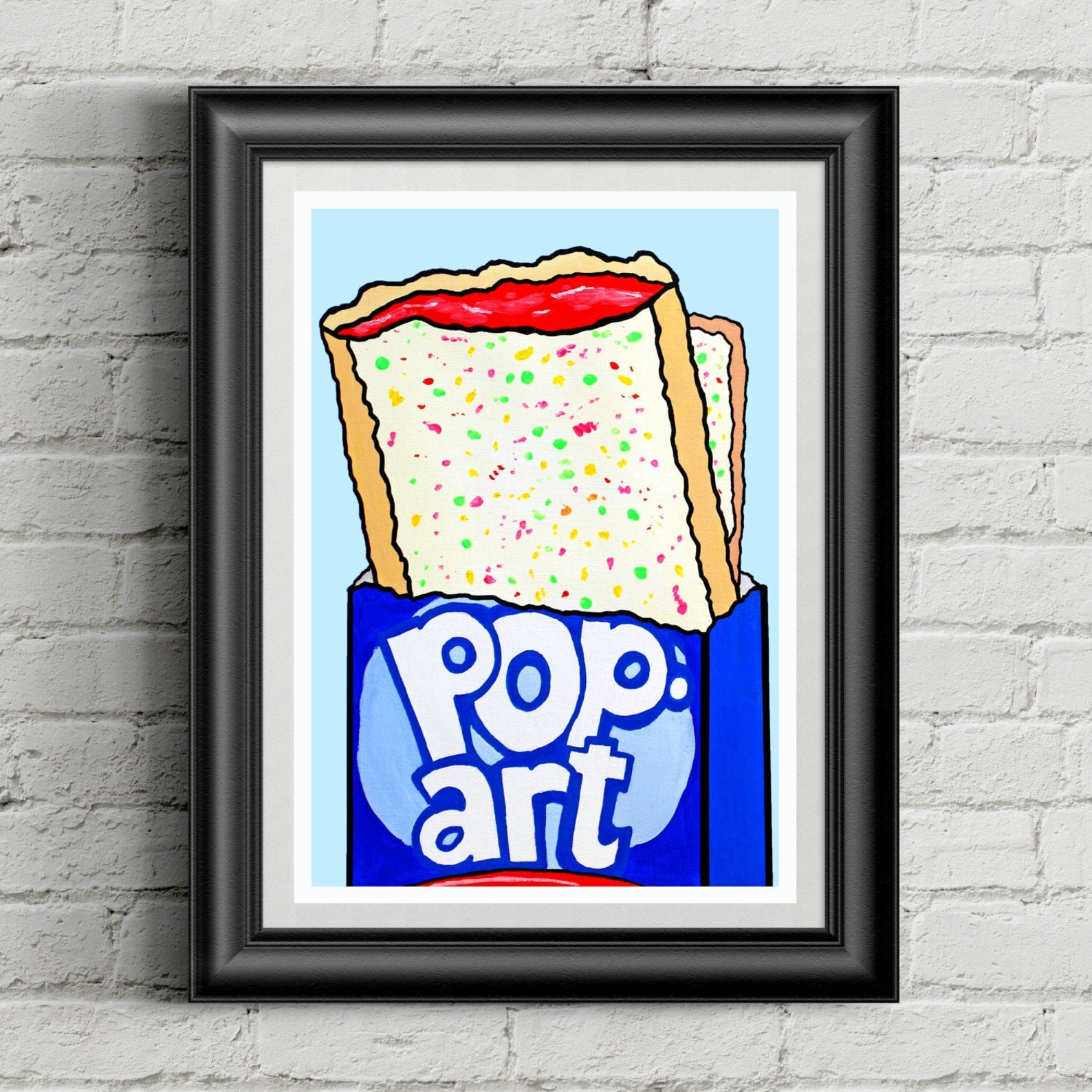 Pop Art Pop Tart Print / A3 A4 A5 Sizes Available / FREE UK | Etsy