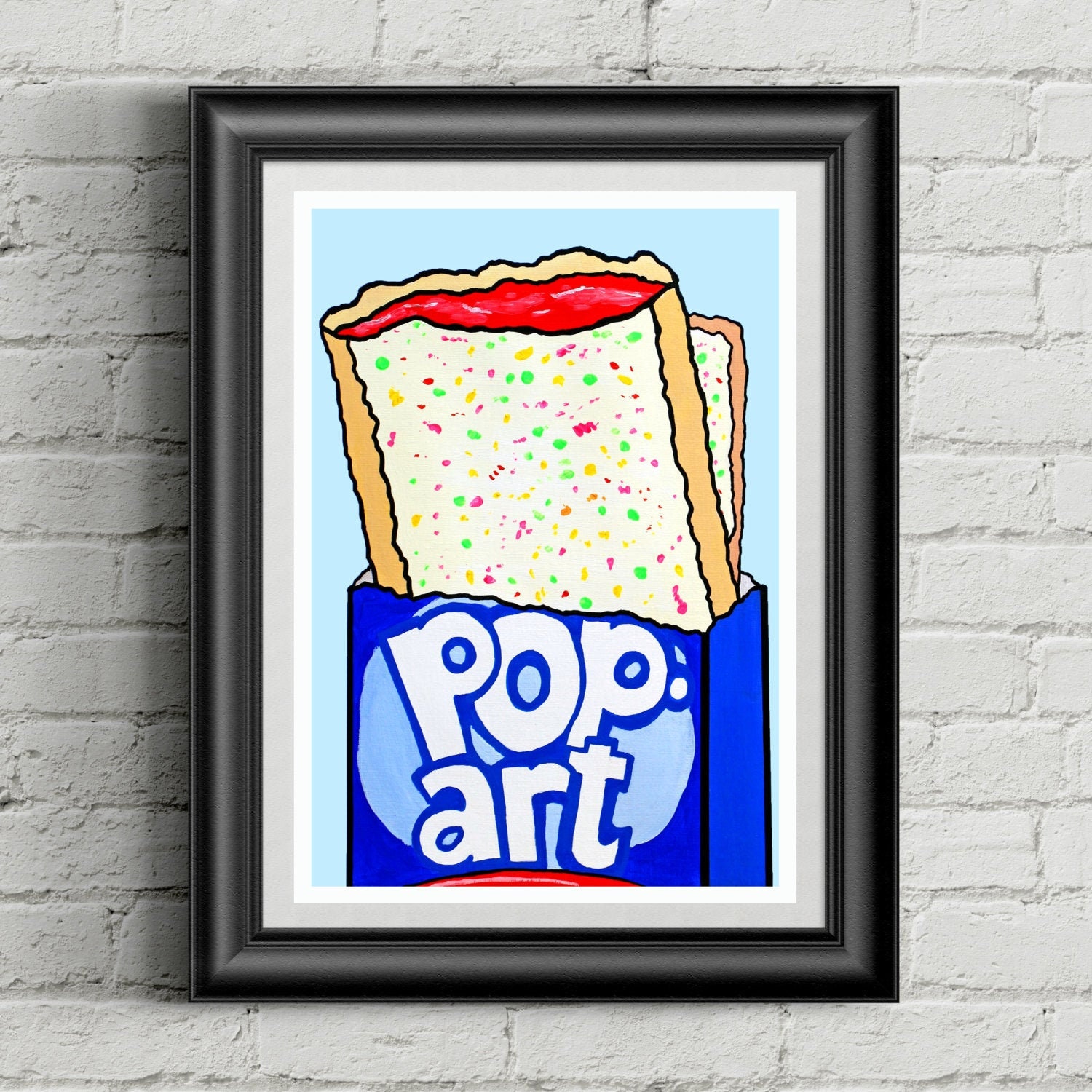 Pop Art Pop Tart Print / A3 A4 A5 Sizes Available / FREE UK | Etsy