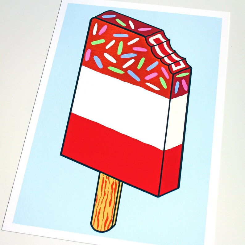 Fab Lolly Pop Art Print, Multiple Sizes Available, Fun Colourful Food ...