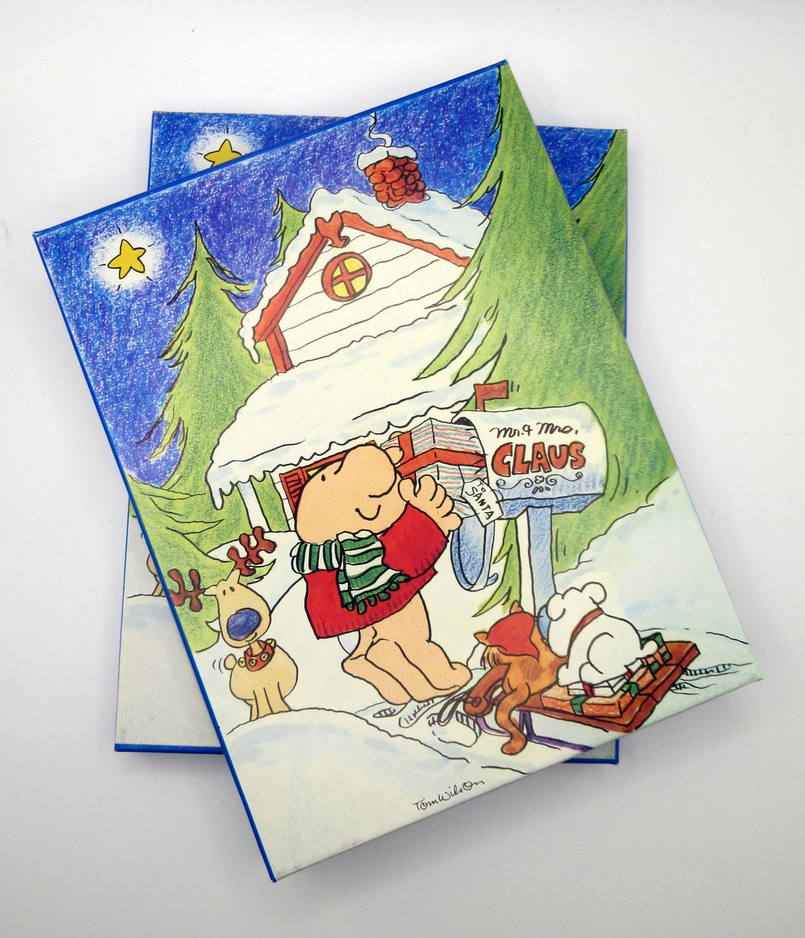 NOS Vintage 1980s Ziggy Cards Christmas Stationary Wrapping Paper ...