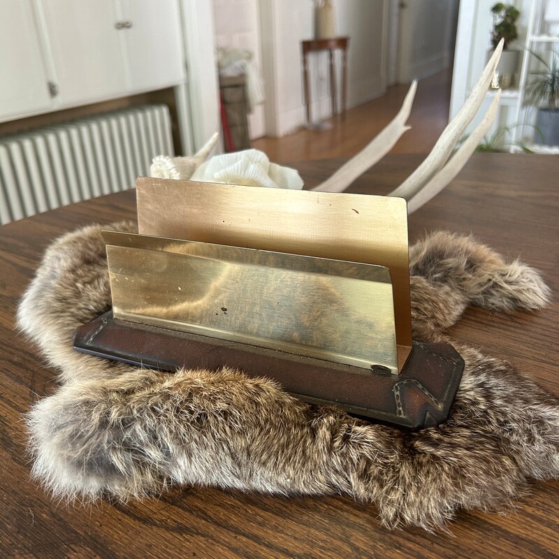 Brass Letter Holder - Etsy