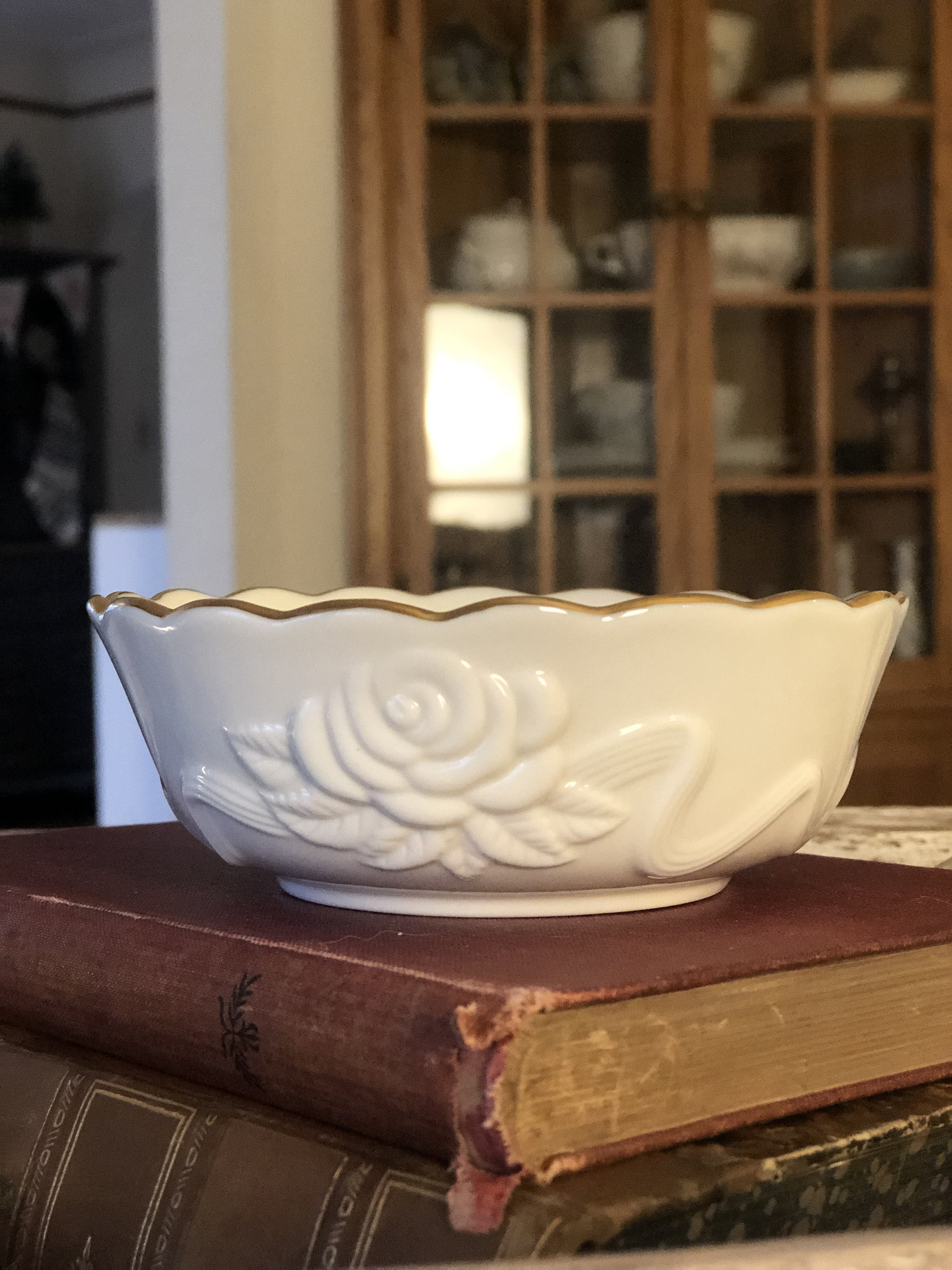 Lenox Rose Candy Dish 4.5 - Etsy