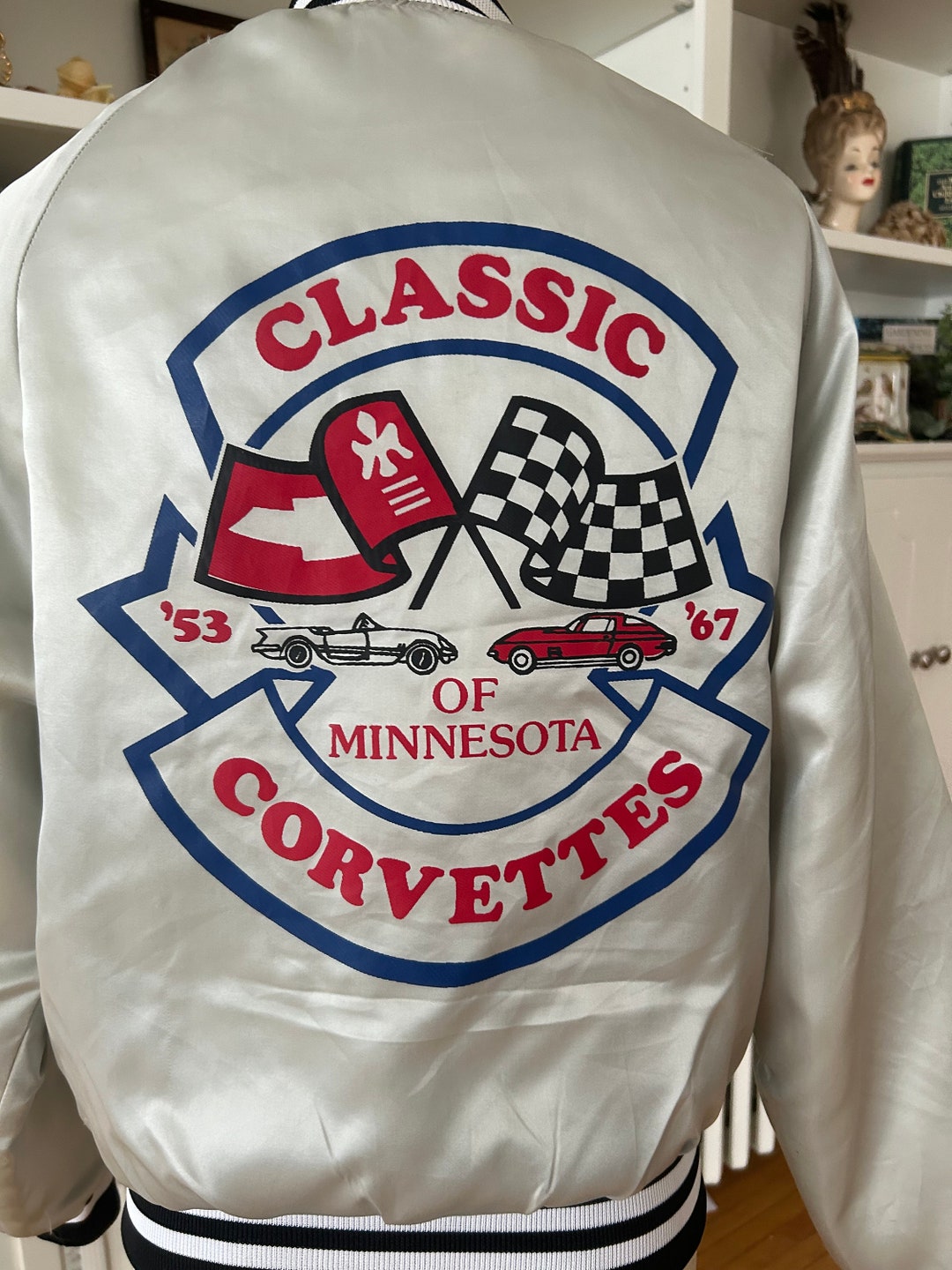 Classic Corvettes Owners Satin Jacket - Minnesota - Etsy