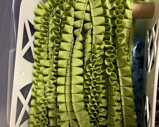 Pleated Ribbon 25mm Width Range of Colours. Quality Box Pleated Ribbon ...