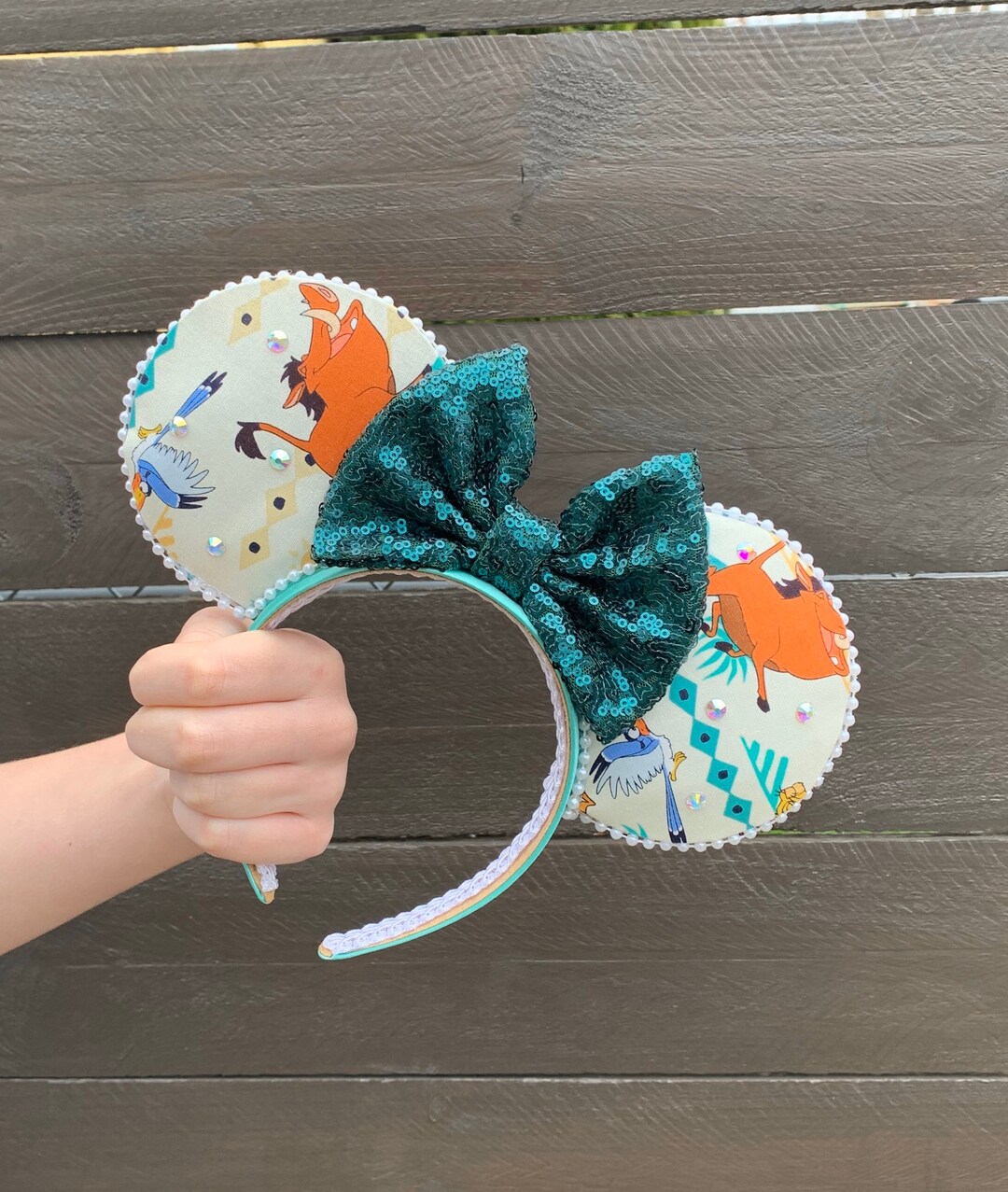 Lion Inspired Mouse Ears, Safari Ears, Mouse Headband, Park Ears - Etsy
