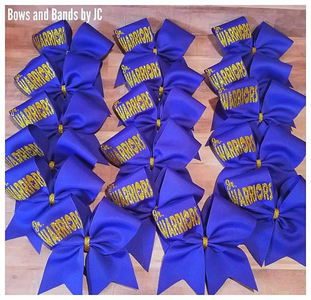 Team Cheer Bows With Name, Team Bows, Cheerleading Team Bows - Etsy