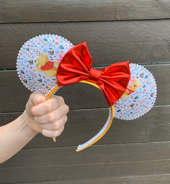 Floral Bear Inspired Mouse Ears Mouse Headband Park Ears | Etsy