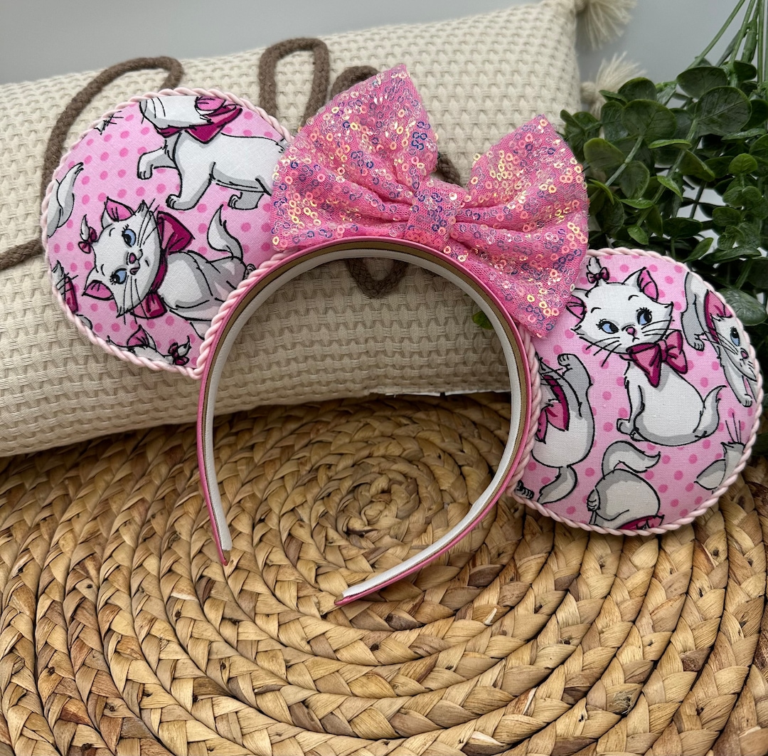 Cat Inspired Mouse Ears, Park Ears, Mouse Headband - Etsy