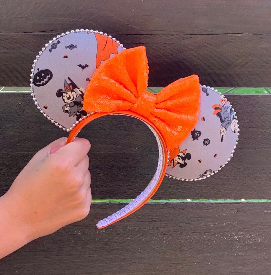 Halloween Mouse Ears, Park Ears, Mouse Headband - Etsy