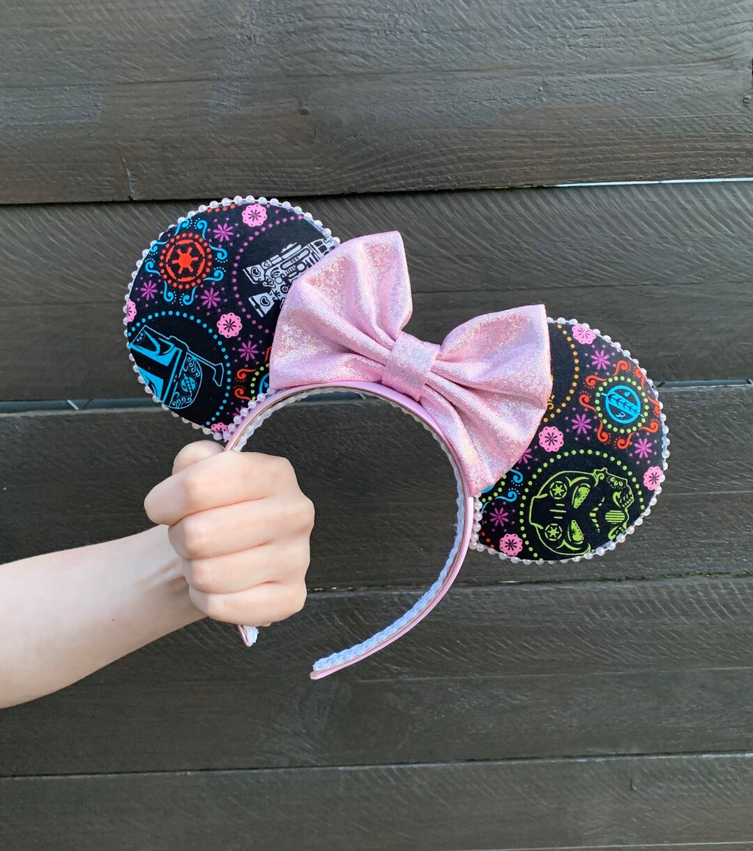 Floral Inspired Mouse Ears, Park Ears, Mouse Headband - Etsy