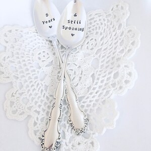 Custom Anniversary Spoons, Vintage Hand Stamped Spoons, Cute Coffee ...