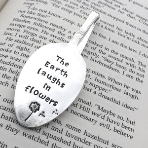 Custom Spoon Bookmark, Inspirational Quote Bookmarks, Vintage Flattened ...