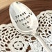 Custom Tea Spoon, Vintage Hand Stamped Teaspoons, Customized Vintage ...