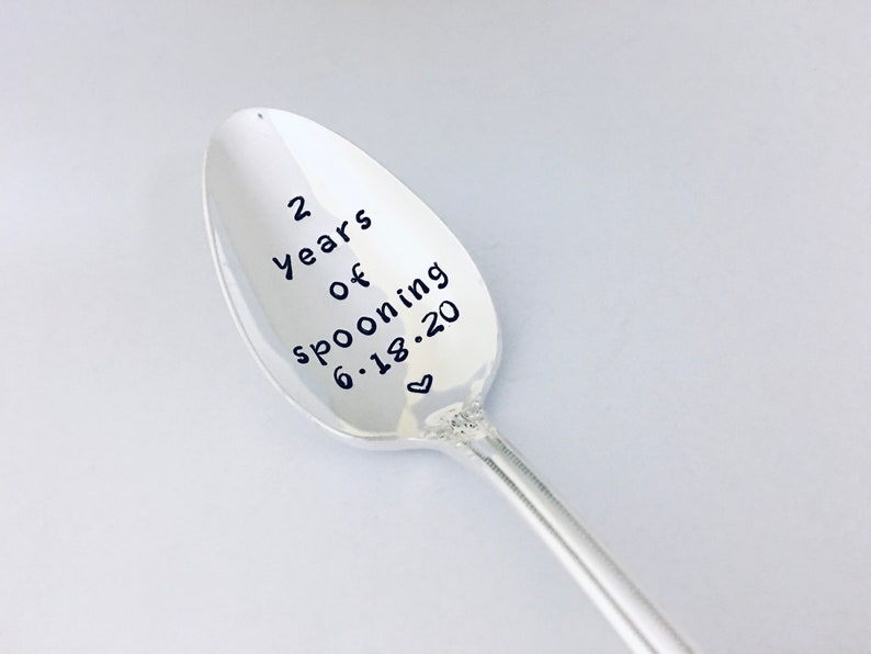 Custom Anniversary Spoon Years of Spooning Personalized - Etsy