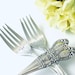 Custom Wedding Forks Vintage Hand Stamped Dessert Fork Set - Etsy