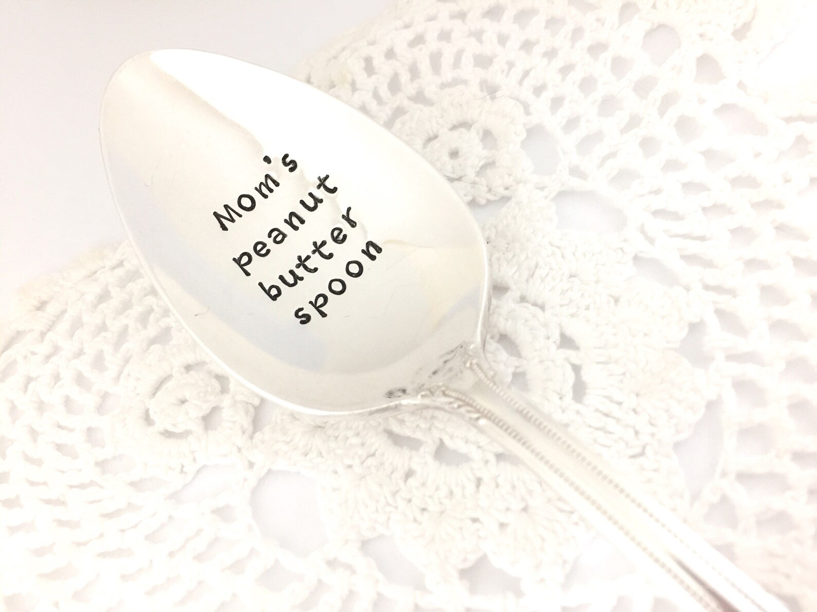 Custom Hand Stamped Spoons Personalized Peanut Butter Spoons | Etsy