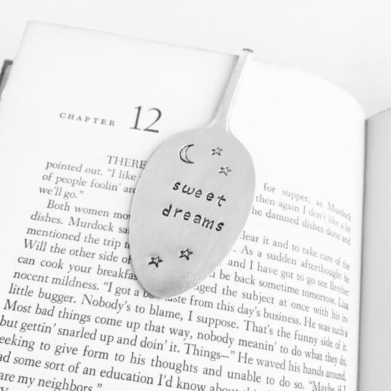 Vintage Spoon Bookmark Custom Bookmarks Flattened Hand - Etsy