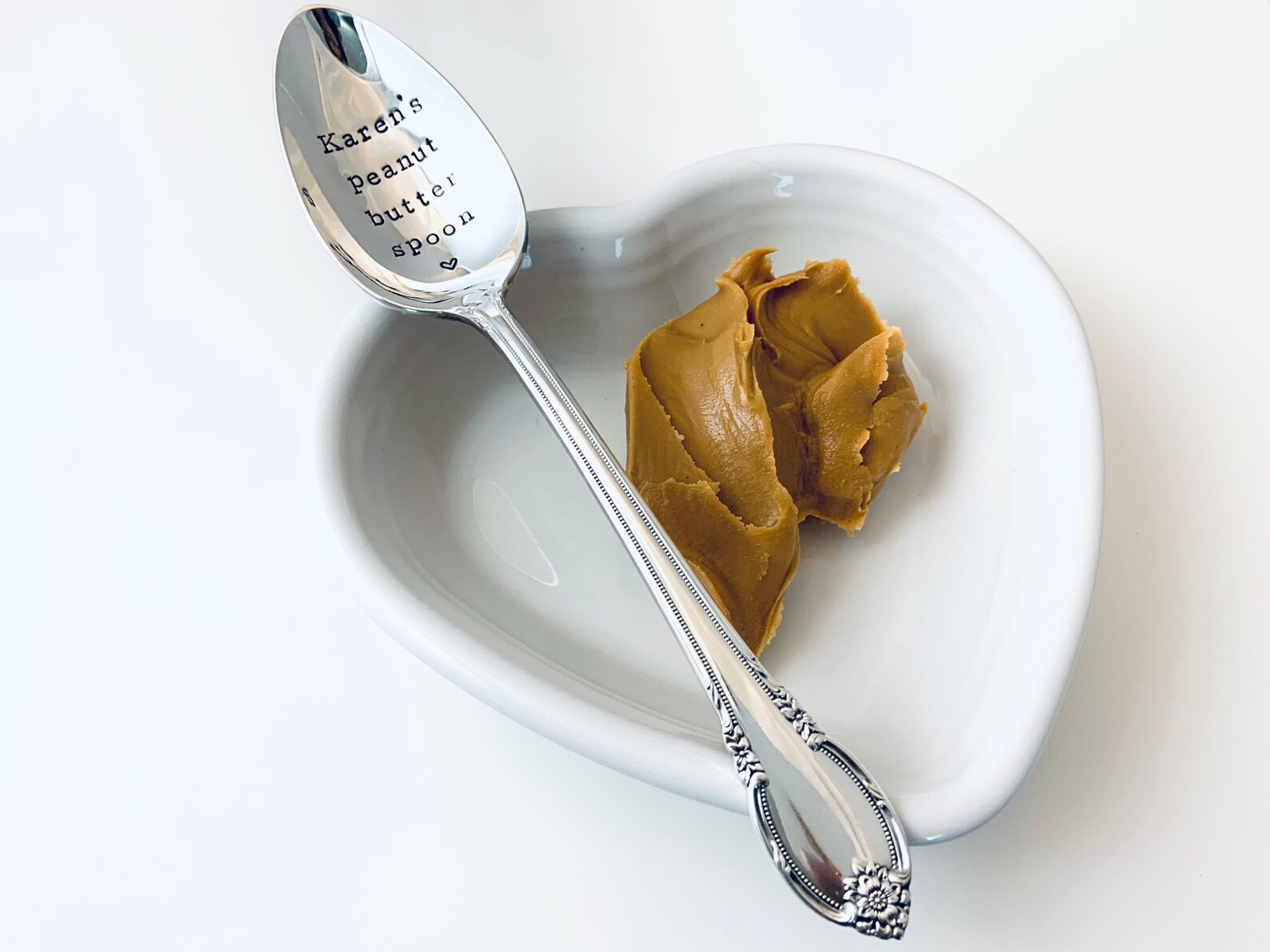 Custom Peanut Butter Spoon Name Spoon Vintage Hand Stamped - Etsy