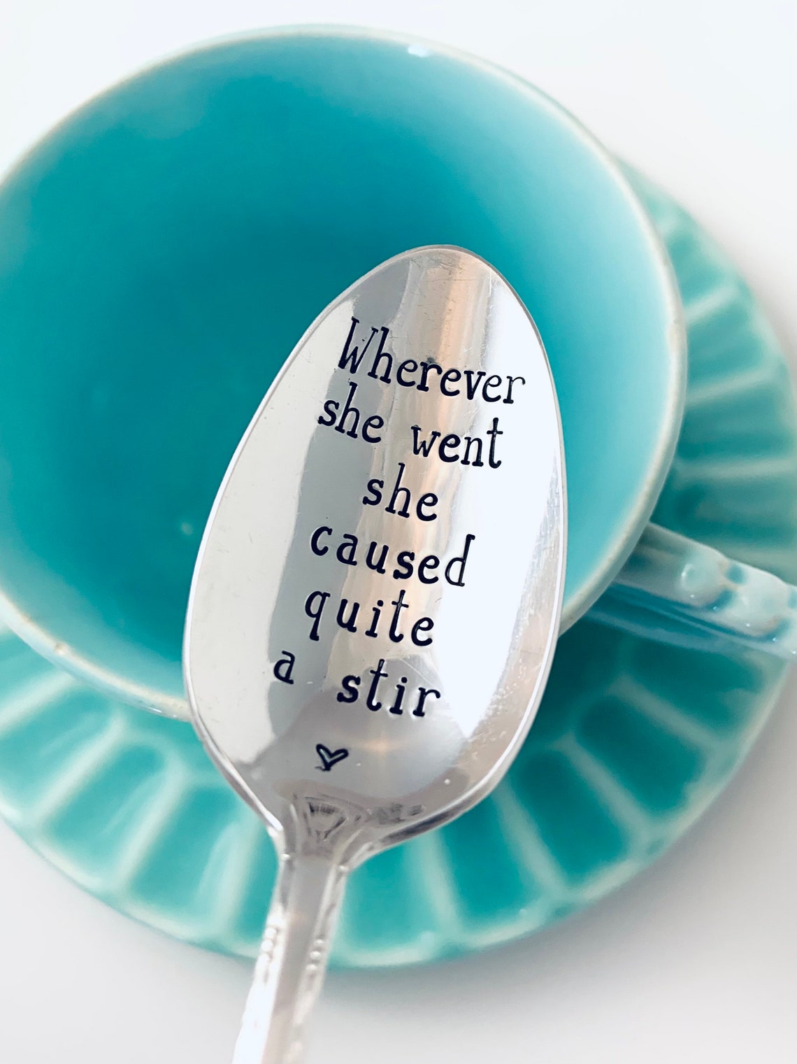 Custom Spoons Vintage Silver Plate Spoons Hand Stamped - Etsy