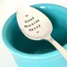 Custom Hand Stamped Vintage Spoons, Good Morning Spoon, Good Morning ...