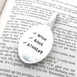 Custom Spoon Bookmarks, Flattened Spoon Bookmark, Hand Stamped Spoons ...