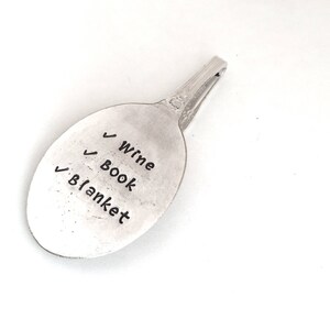 Custom Spoon Bookmarks, Flattened Spoon Bookmark, Hand Stamped Spoons ...