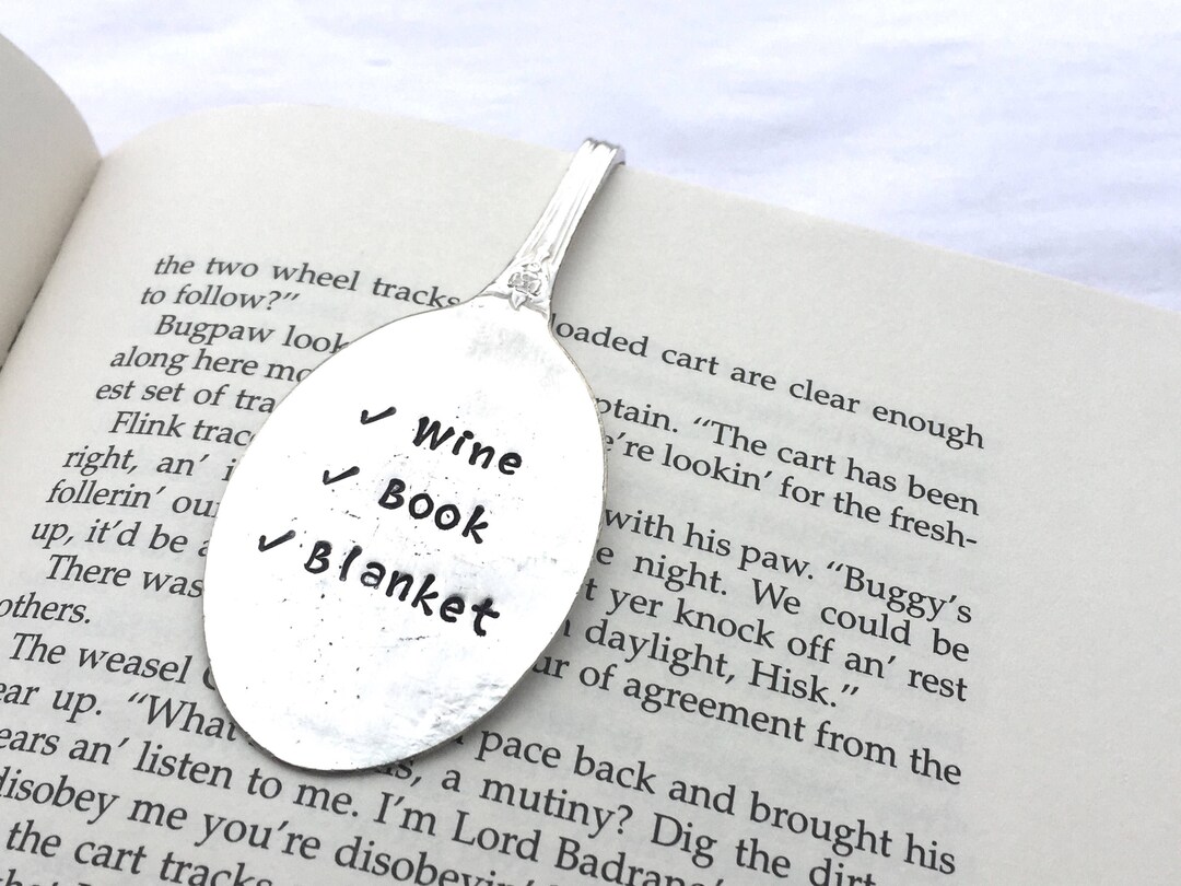 Custom Spoon Bookmarks, Flattened Spoon Bookmark, Hand Stamped Spoons ...