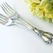 Custom Wedding Forks Vintage Hand Stamped Dessert Fork Set - Etsy