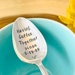 Custom Anniversary Spoon, Vintage Silver Plated Teaspoon, Wedding Date ...
