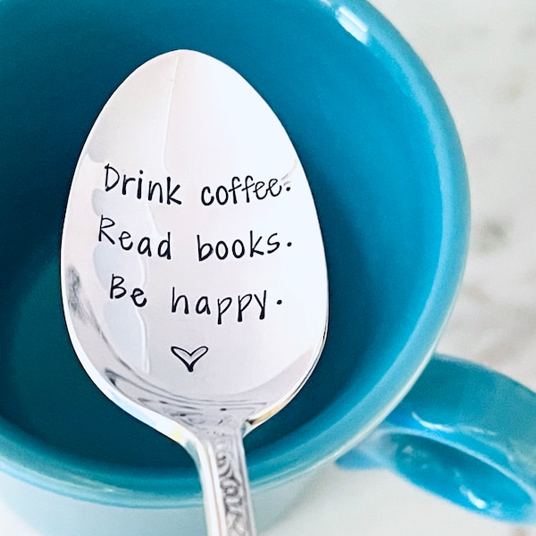 Hand Stamped Spoon - Etsy