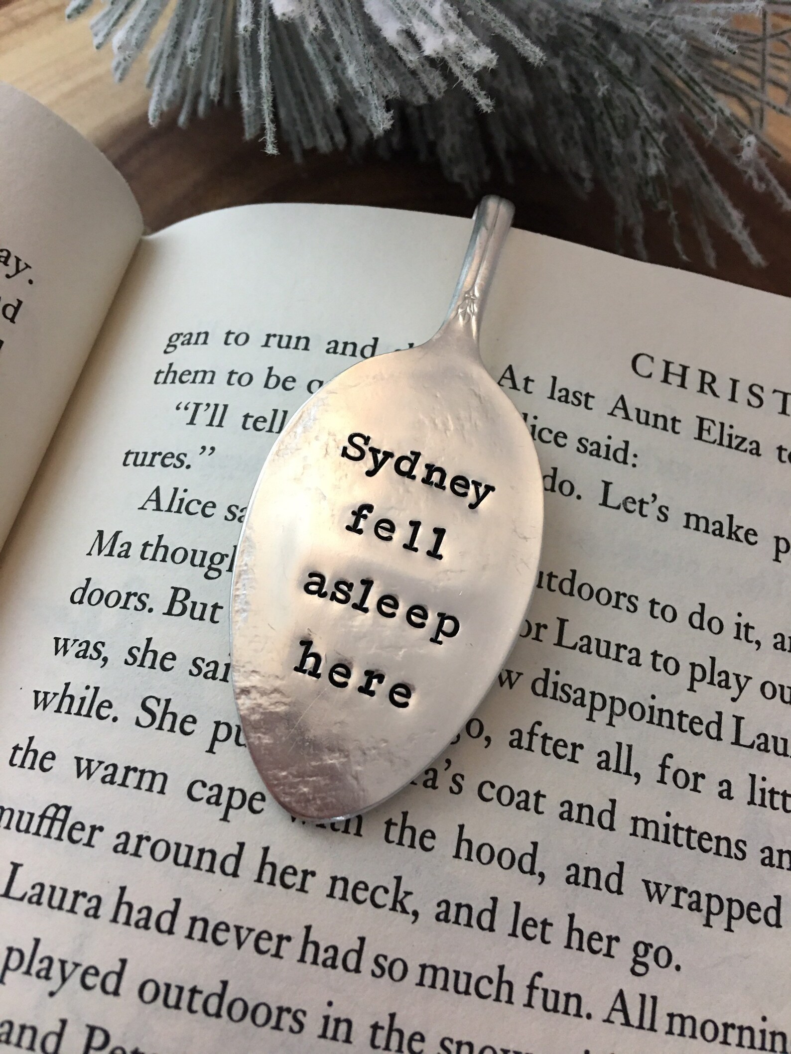 Custom Bookmarks Flattened Vintage Spoon Bookmark Hand - Etsy