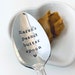 Custom Peanut Butter Spoon - Name Spoon - Vintage Hand Stamped Silver ...