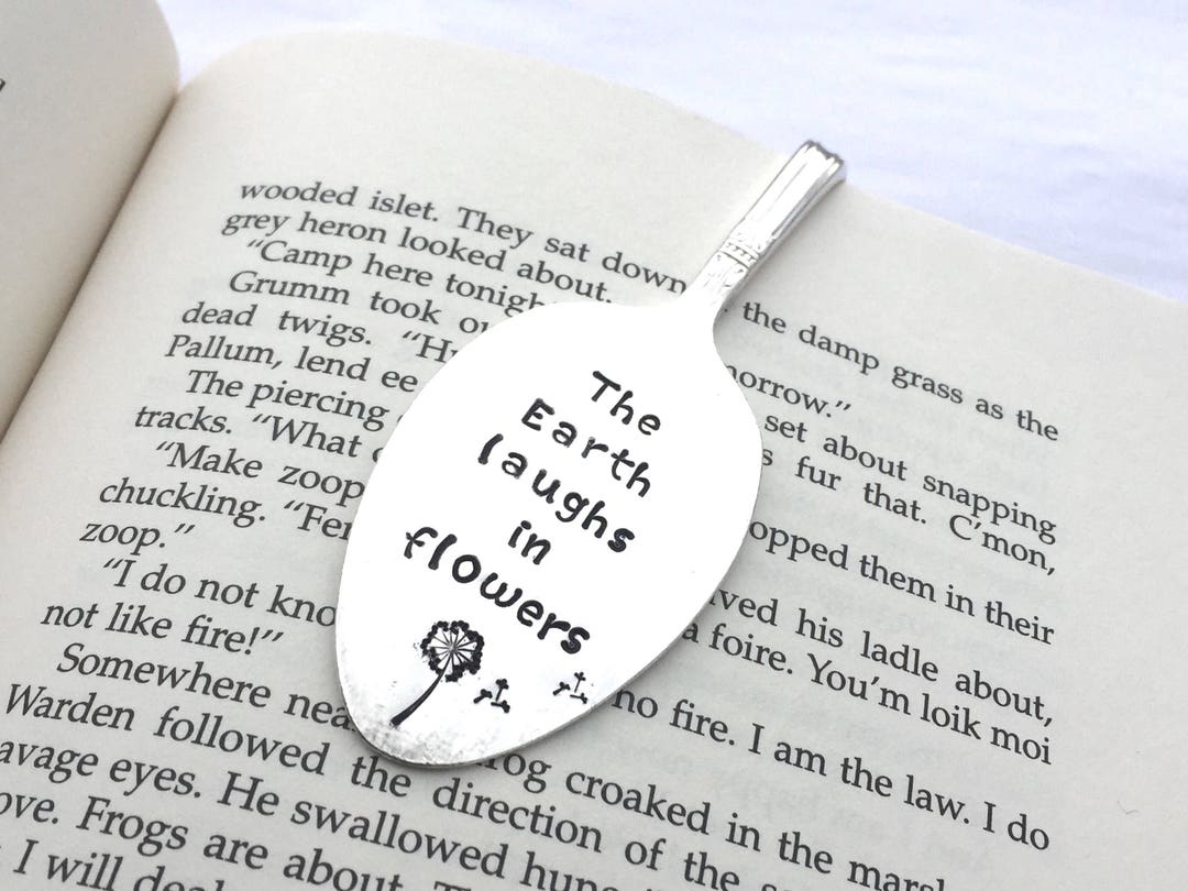Custom Spoon Bookmark, Inspirational Quote Bookmarks, Vintage Flattened ...