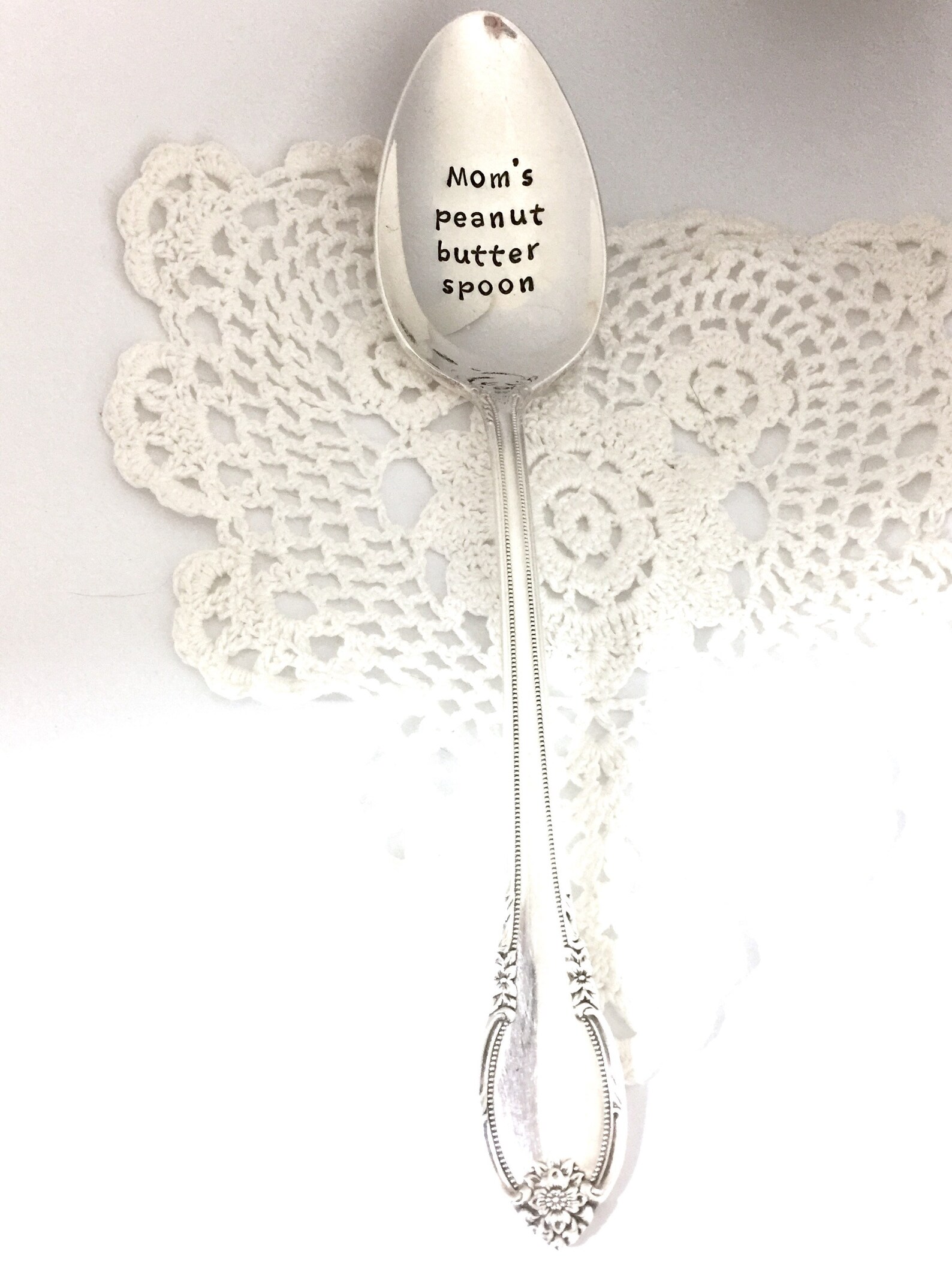 Custom Hand Stamped Spoons Personalized Peanut Butter Spoons | Etsy