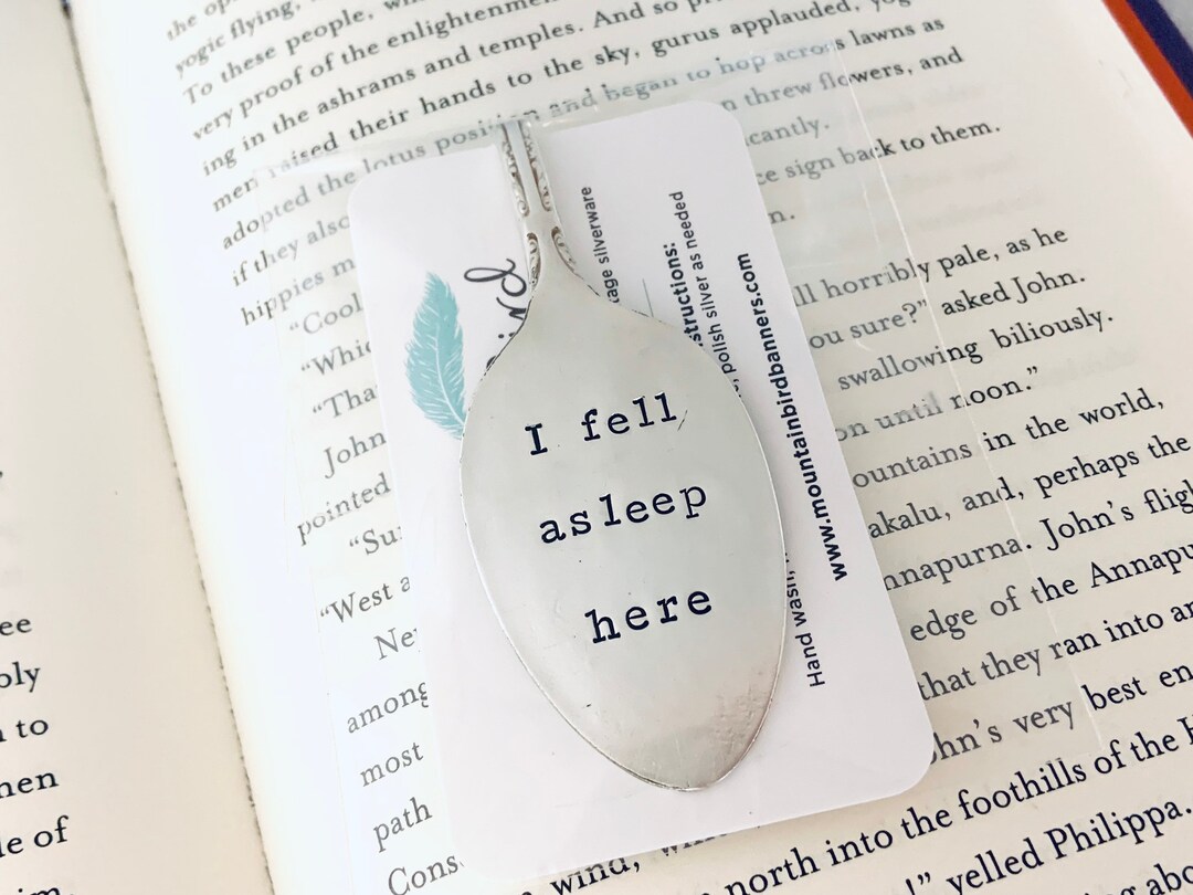 Personalized Spoon Bookmark, Custom Bookmarks, Flattened Spoon Bookmark ...