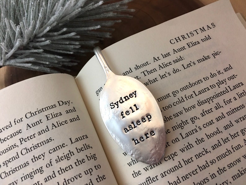 Custom Bookmarks Flattened Vintage Spoon Bookmark Hand - Etsy