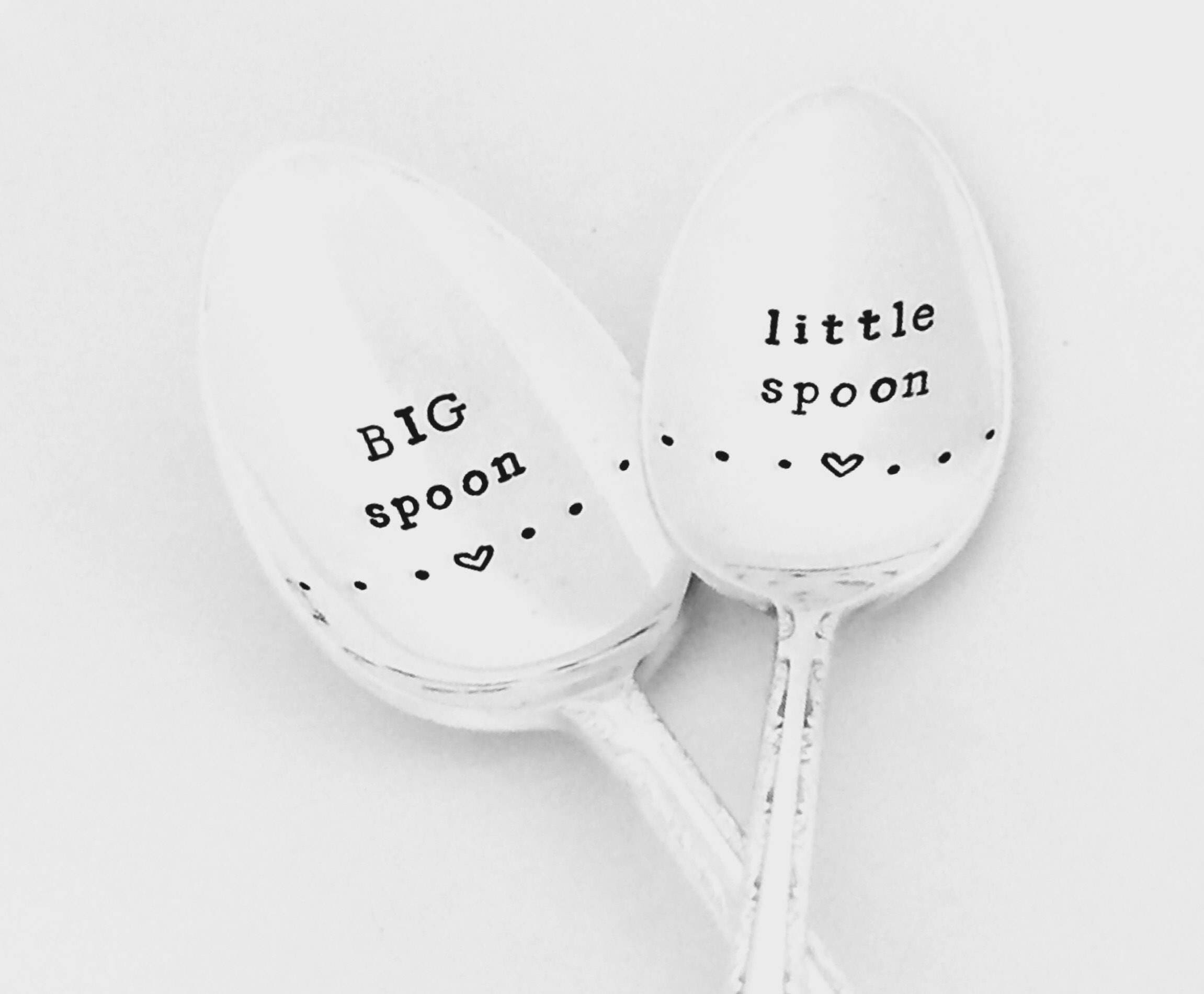 Big Spoon Little Spoon, Vintage Silver Plate Spoon Set, Great Gift for ...