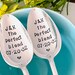 Custom Coffee Spoons - Vintage Hand Stamped Teaspoons - Engraved Spoons ...
