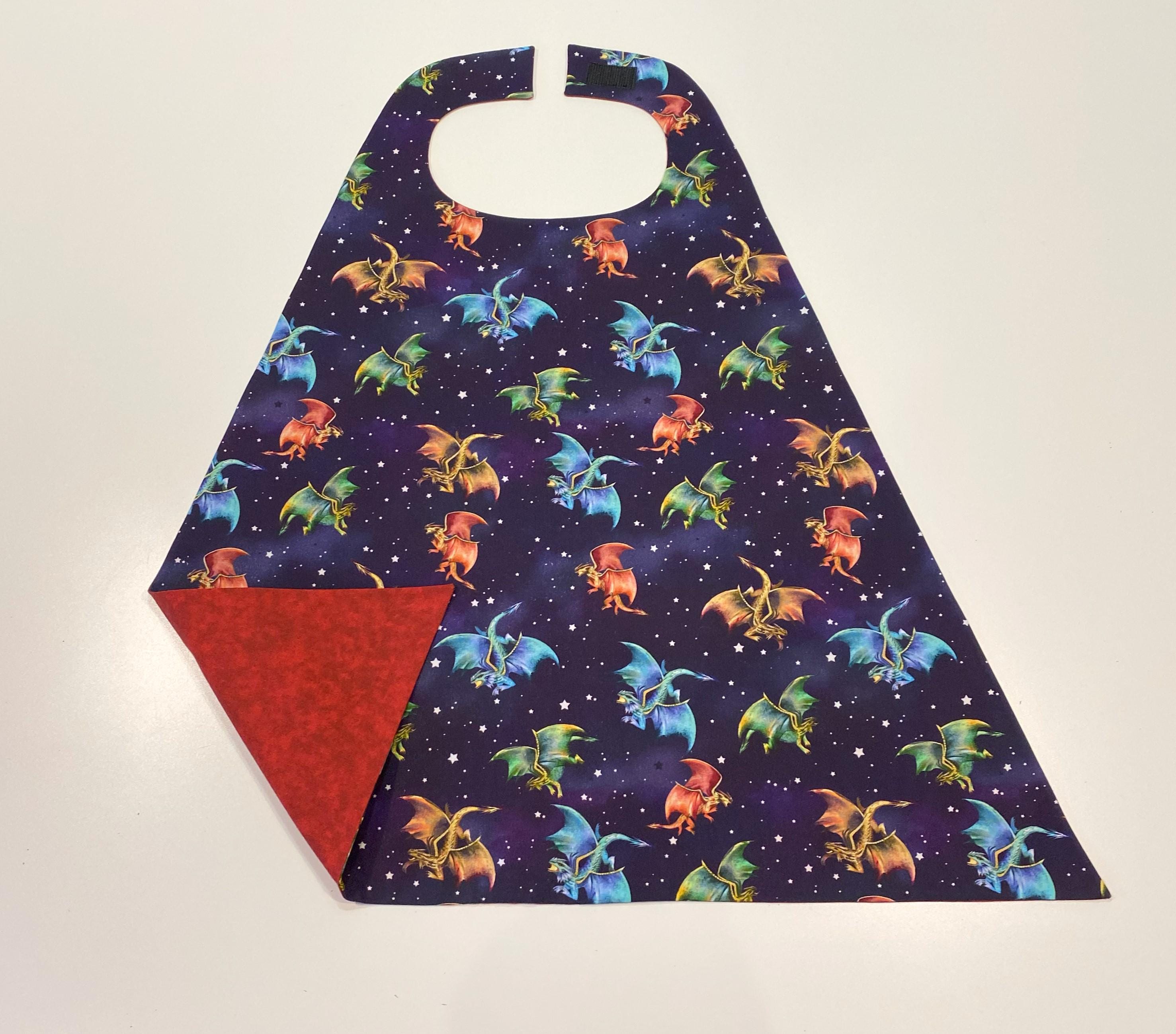 Kid Size Red and Purple Dragon Cape Shipping in the USA - Etsy