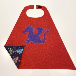 Kid Size - Red and Purple Dragon Cape - Shipping in the USA - Etsy