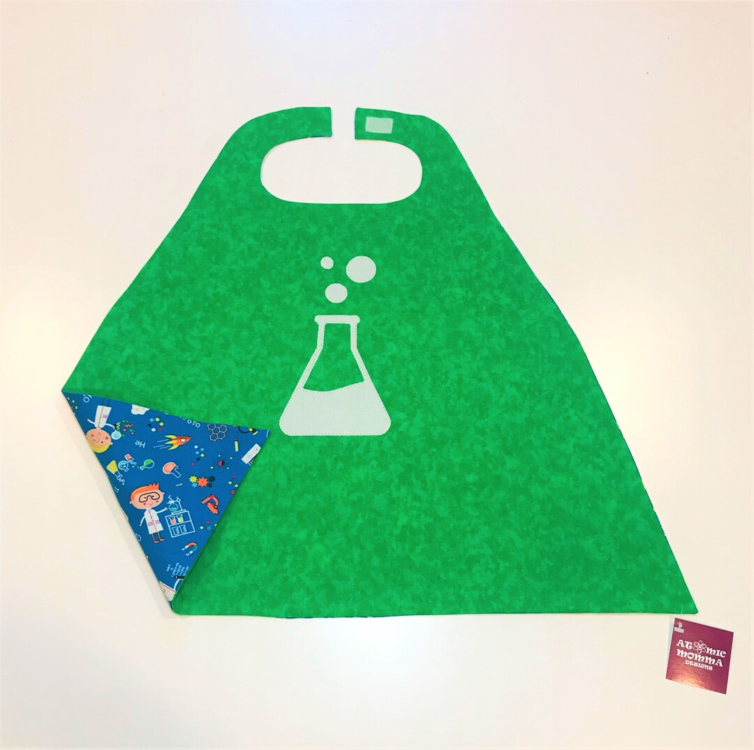 Toddler Size - Green Science Kids Super Hero Cape - Free Shipping in ...