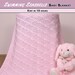 SWIMMING SEASHELLS Knit Baby Blanket Pattern digital File - Etsy