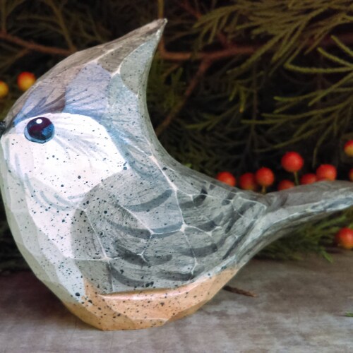 Hand Carved Windowsill Bird bluebird Carved From White Pine. - Etsy