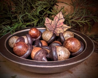 Carved acorns | Etsy