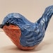 Hand Carved Windowsill Bird (bluebird) Carved From White Pine. - Etsy