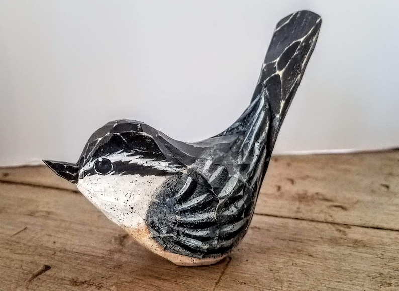 Hand Carved Windowsill Bird (nuthatch) - Etsy