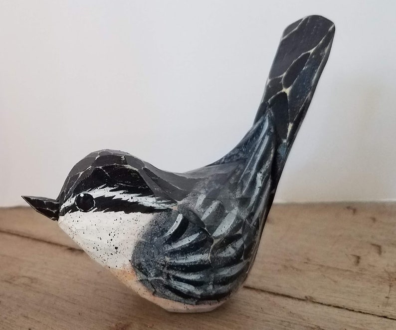 Hand Carved Windowsill Bird (nuthatch) - Etsy